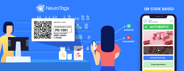 Drug Authentication System for Pharmaceutical Companies- NeuroTags